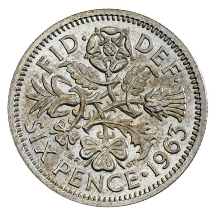 Sixpence Coin